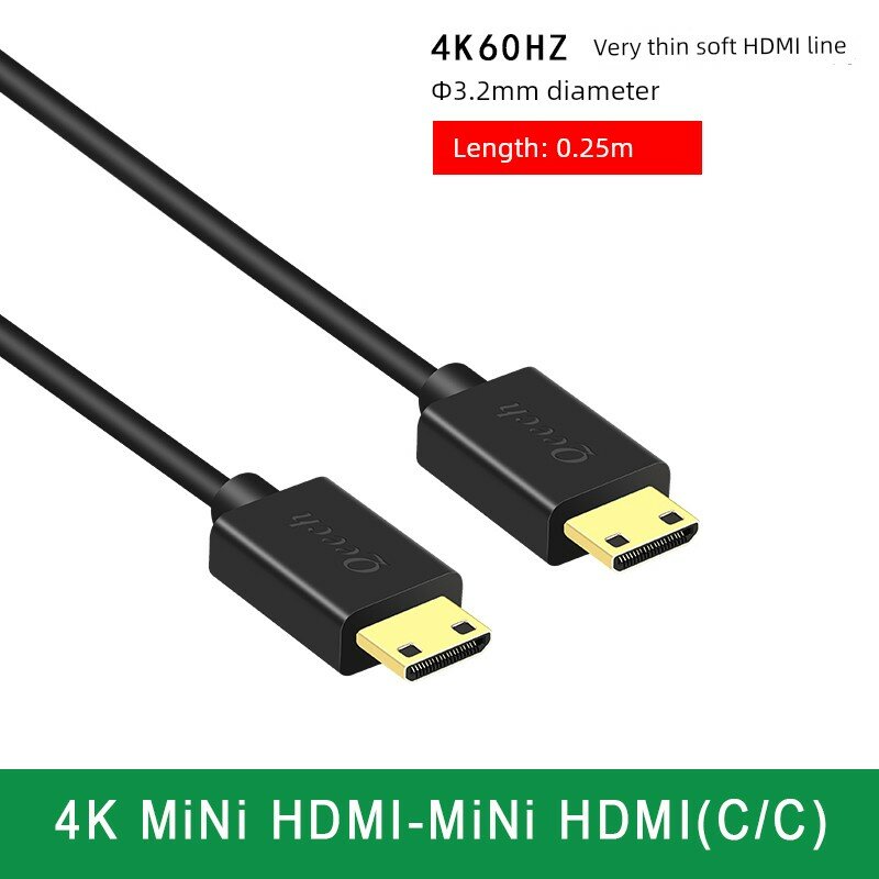 Кабель HDMI Mini к Mini, 0.25 м, 4K для компактных камер