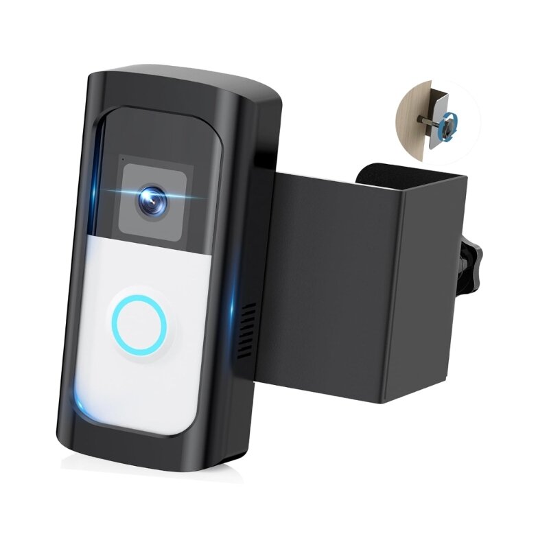 Универсальный Кронштейн Для Крепления Дверного Звонка с Неугоняемым Дизайном и Простой Установкой Металлический Держатель Дверного Звонка для Видеодомофонов