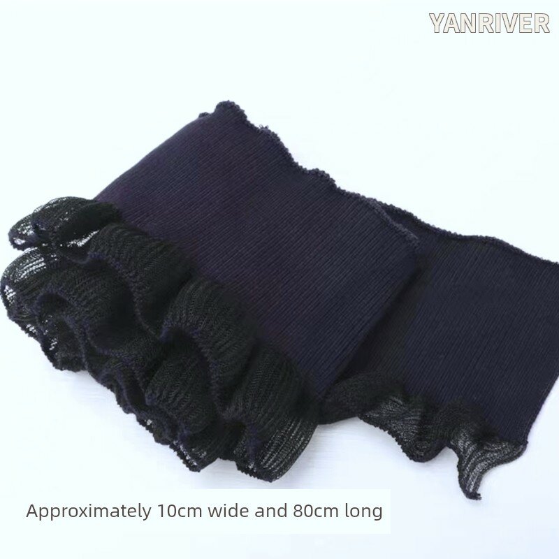 Прозрачные рифленые трикотажные эластичные тесьмы для одежды с волнистыми краями и кружевной тесьмой из рифленой ткани.