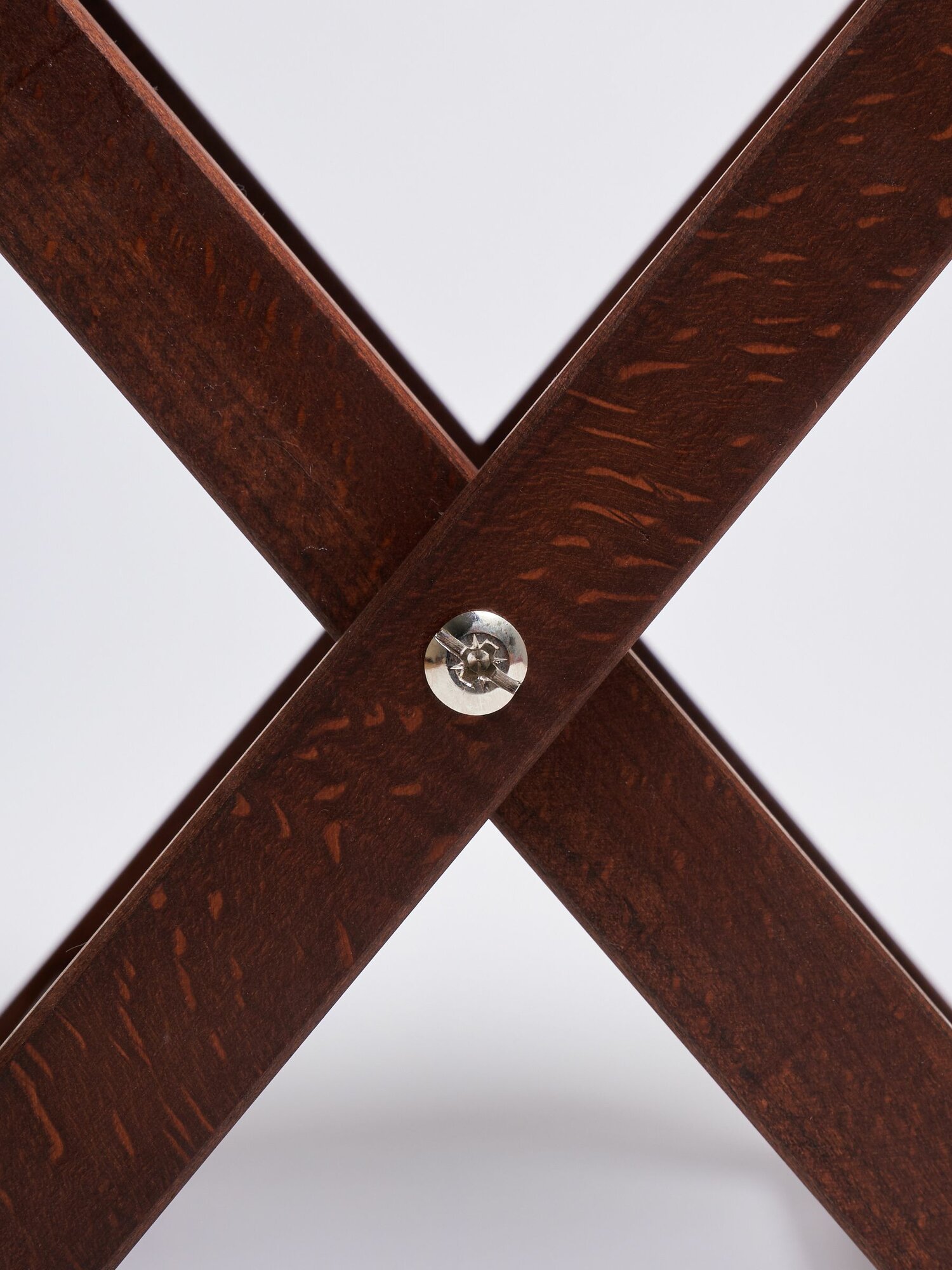 Подставка для сумки Wood Mark , напольная, массив бука, морилка венге, складная, ручная работа, 37х34х26 см, 1 шт. — фото 1