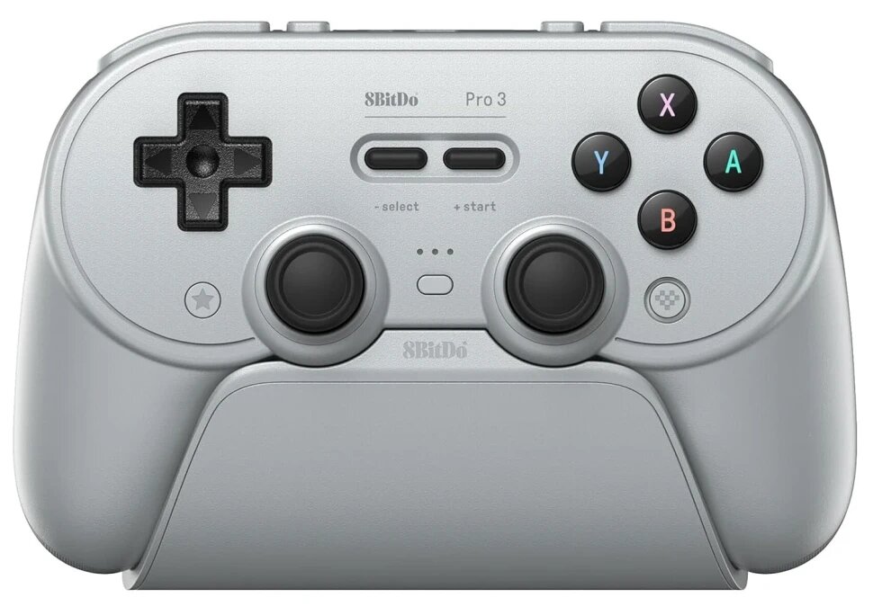 Геймпад беспроводной 8BitDo PRO 3 серый, Android, iOS, MacOs, Nintendo Switch