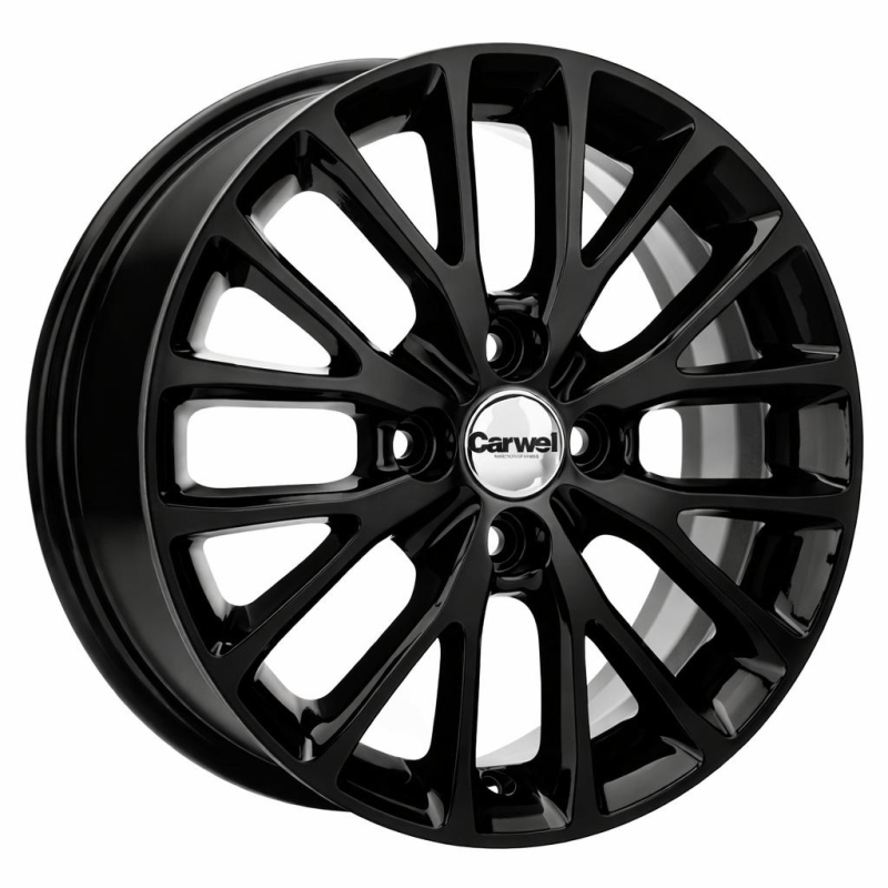 Диск колесный Carwel Риорита 112 (Lada Granta) 6,0x15 4x98 Dia58.5 ET35 цвет BK