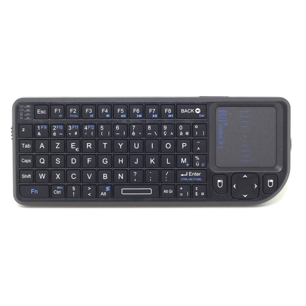 Беспроводная клавиатура Mini X1 Ultra 2.4G с сенсорной панелью для ноутбуков / компьютеров Smart TV Android Box