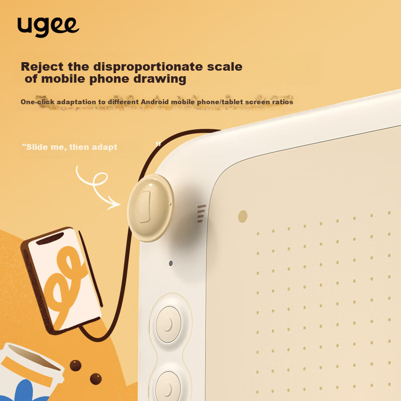 UGEE Q6 цифровая графическая доска беспроводная совместимость с телефонами и компьютерами 16384 уровней давления для
