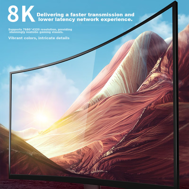 Кабель PHILIPS DP1.4 4K 144Гц 2K 165Гц 8K DisplayPort мужской-мужской для игровых мониторов 1 метр Длина：1