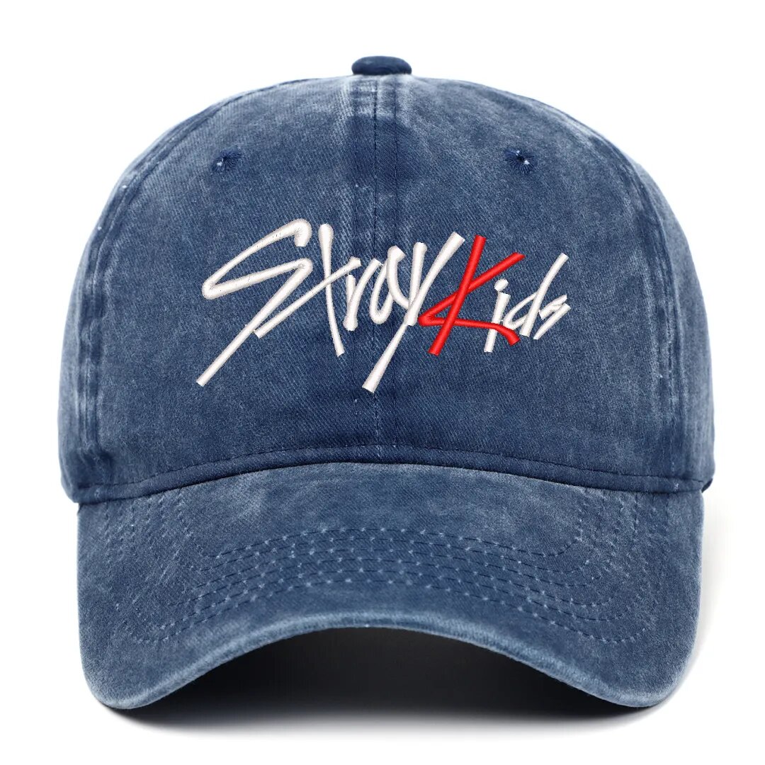Кепка "Stray Kids", с вышивкой логотипа, хлопок, унисекс, размер 58-62