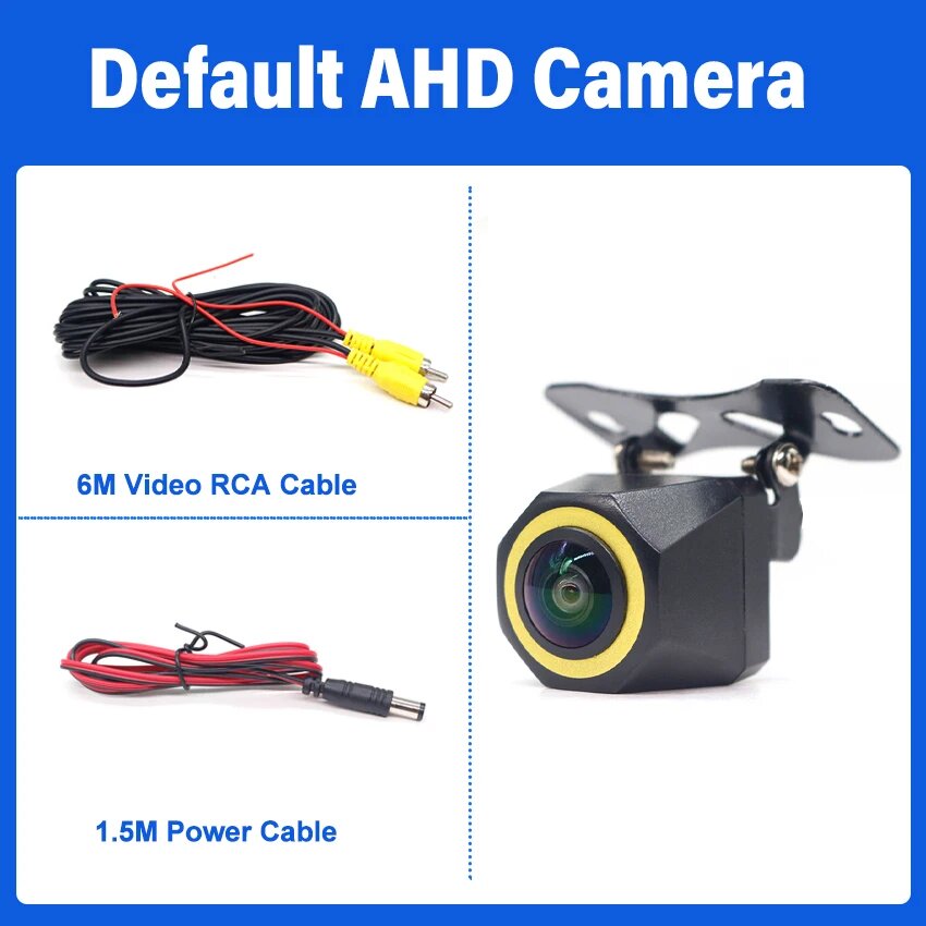 Камера заднего вида AHD 1080P HD с углом обзора 170° и ночным видением для автомобилей Golden CAM