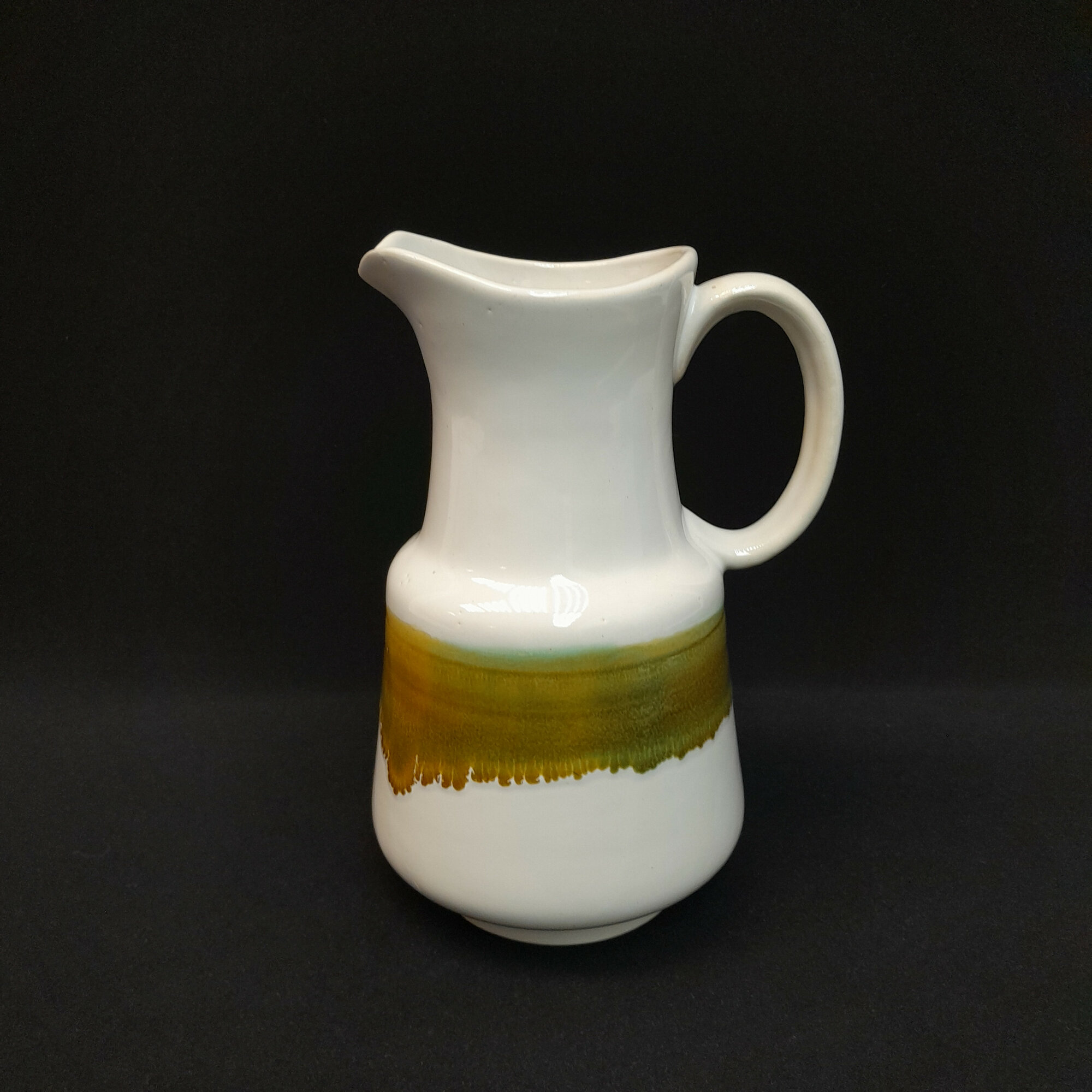 Винтажный кувшин обливная керамика 20 см 2 л СССР