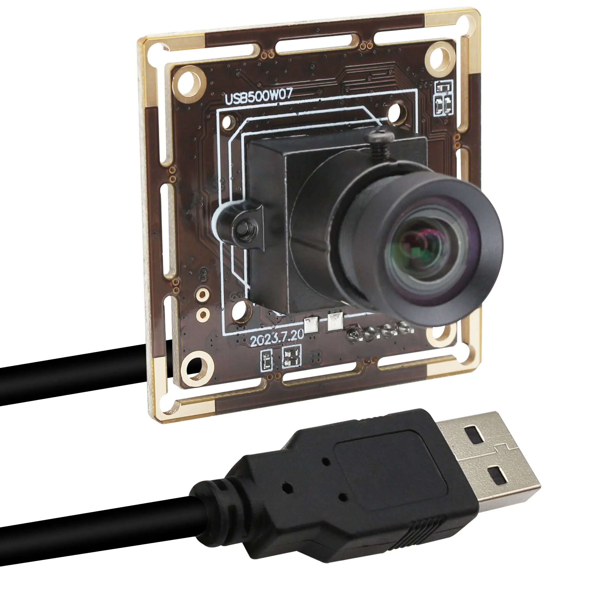 USB-камера ELP 5Мп для ПК, Sensor Size: ELPUSB500W07-LC1100