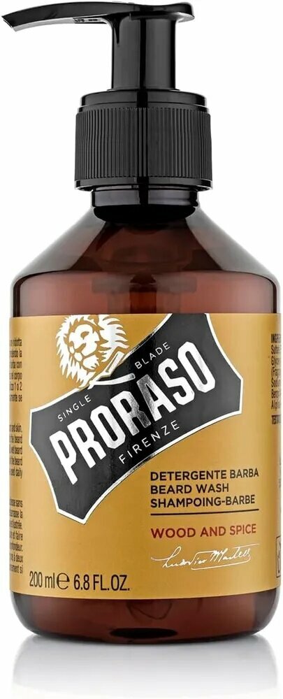 Proraso Средство для ухода за бородой, шампунь, 200 мл