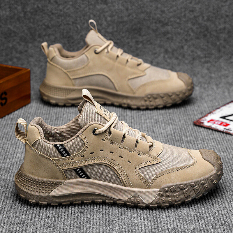 JYL Кроссовки Мужчины Лето Дыхающие Сетка Легкие/Khaki