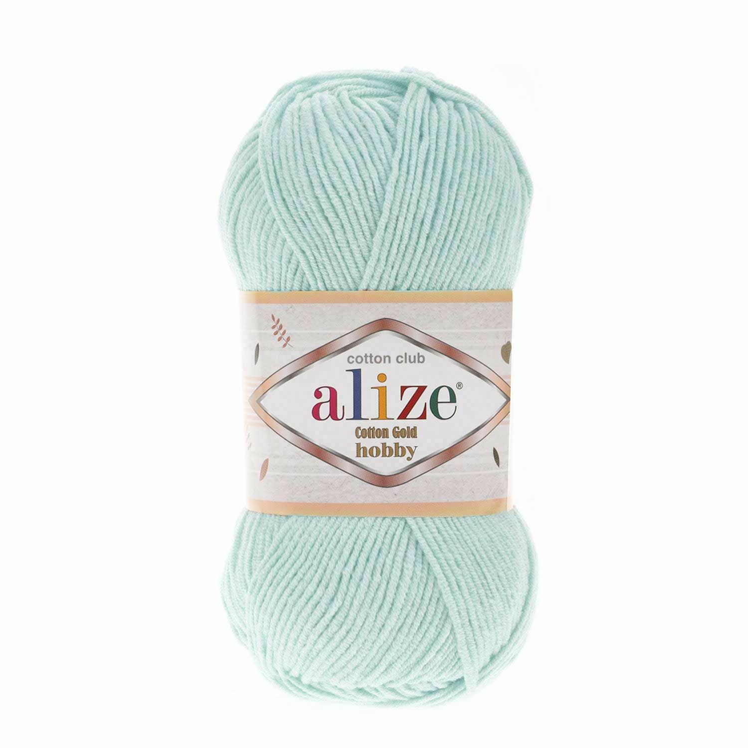 Пряжа Alize Cotton Gold Hobby 514 (5 мотков по 50г/165м) ледяной