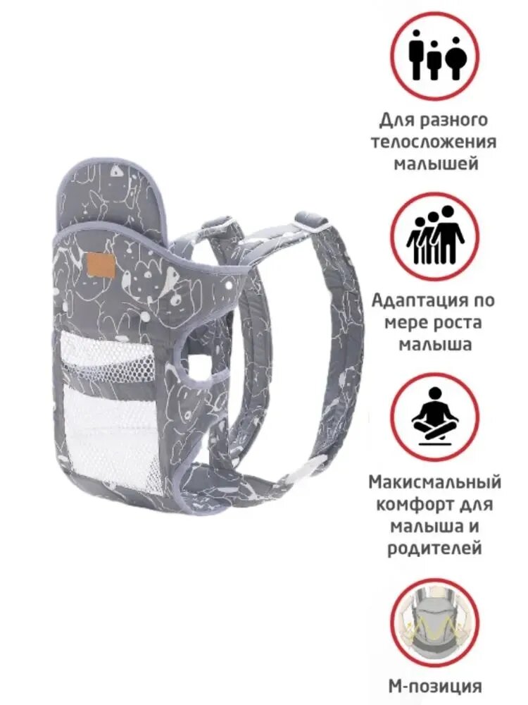 Кенгуру-переноска для новорожденных 4 в 1, для детей, слинг для прогулок