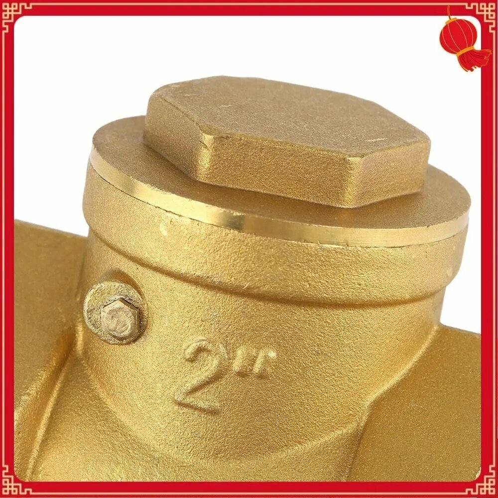 Обратный клапан DN50, высококачественная латунь, для использования в водопроводных системах