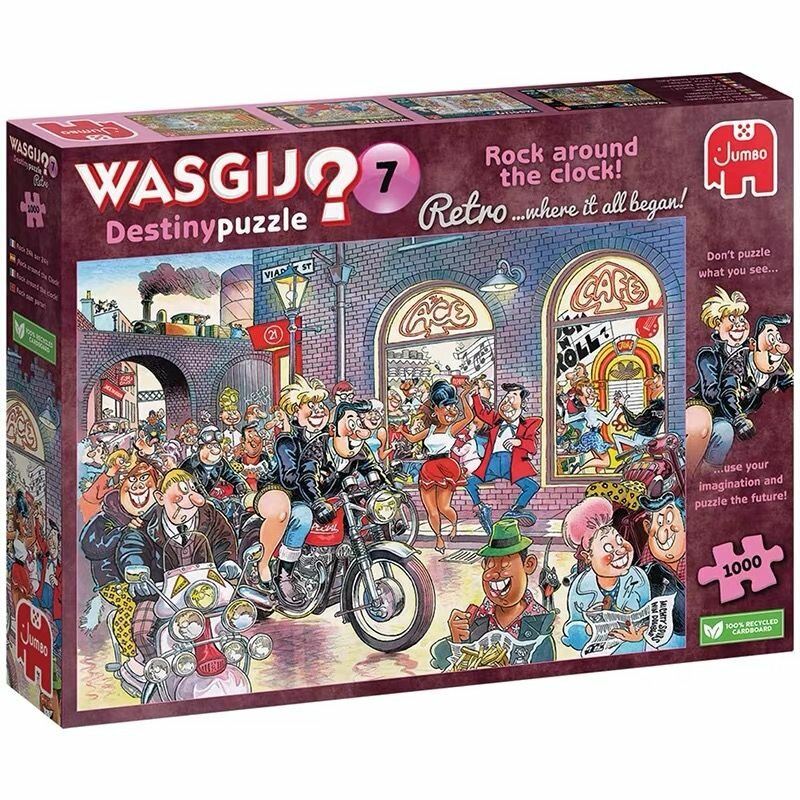 Пазл Jumbo Wasgij Mystery 1000 . Пазлы для взрослых и детей. Wasgij пазл с сюрпризом от Jumbo.