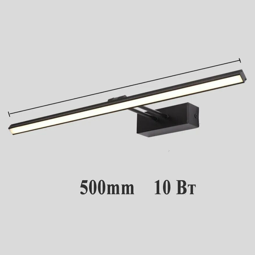 Настенный бра для зеркала – LED 10Вт, ванная/спальни, яркое и безопасное освещение!