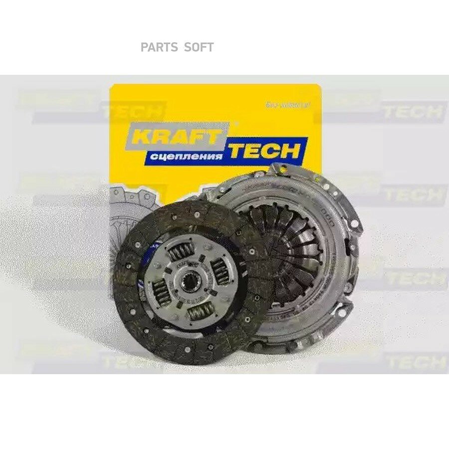 W19200C9 KraftTech Сцепление FORD Focus-I 1.6/8v Zetec-RoСam '02-05 (! без выжимн.) KRAFTTECH W19200C9 | цена за 1 шт