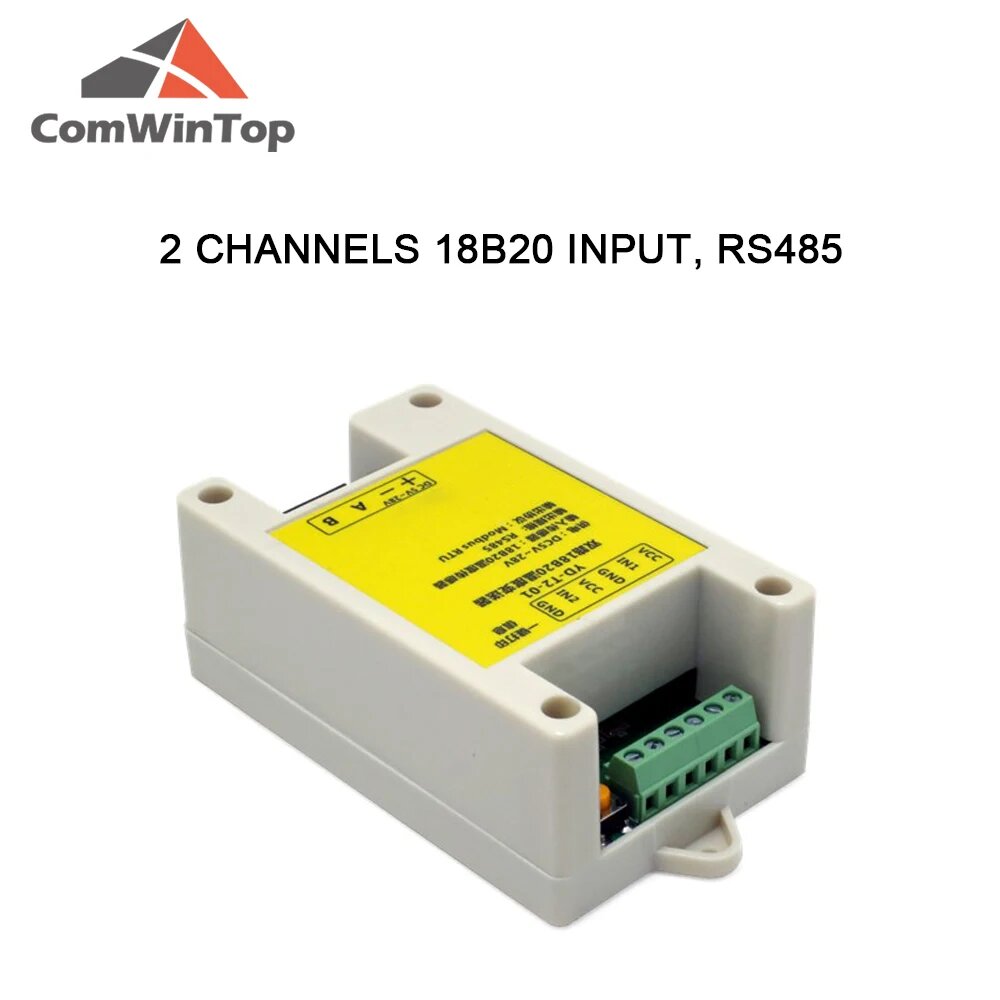ComWinTop CWT-TM-2DS Модуль измерения температуры 18B20 RS485 Modbus