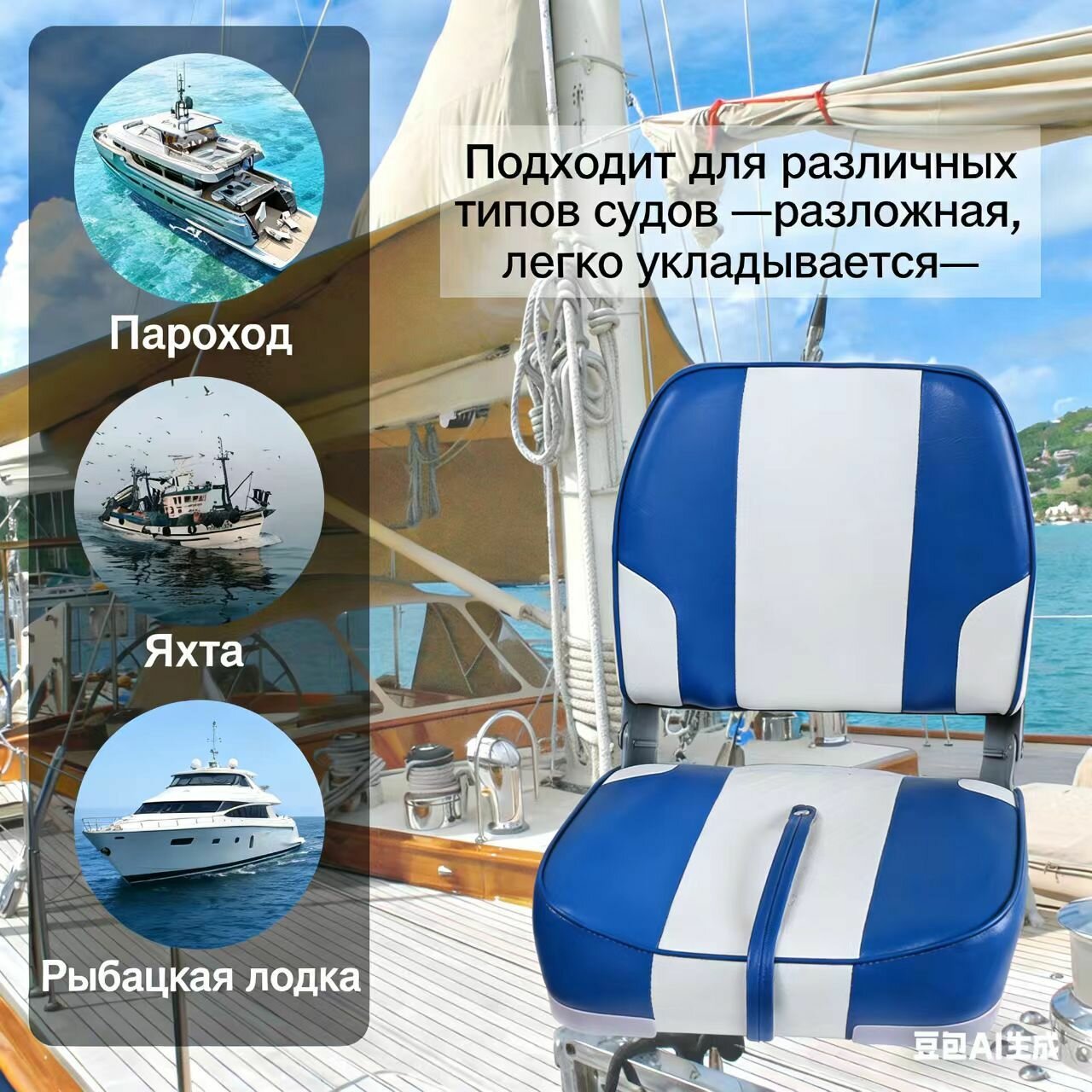 Сиденье для лодки — фото 1