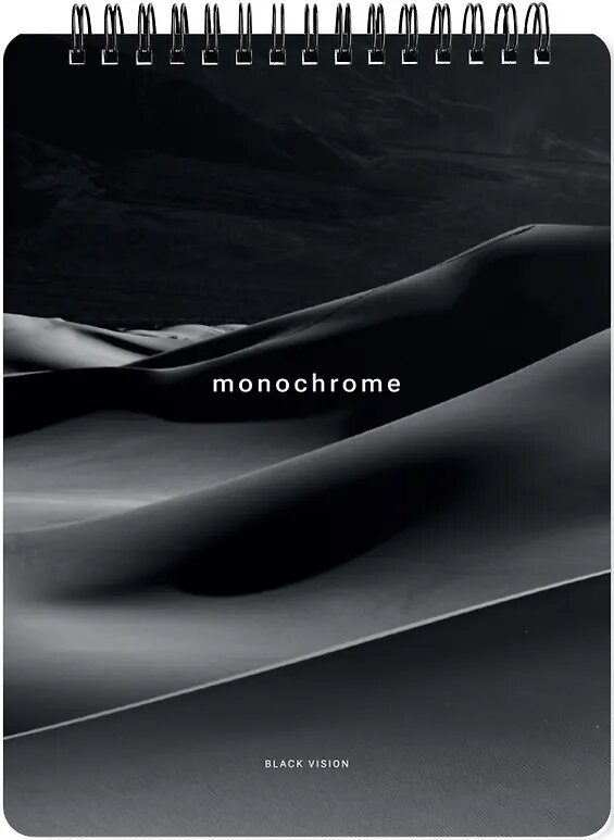 Блокнот А5 80 листов в клетку "Dune", бархан, спираль