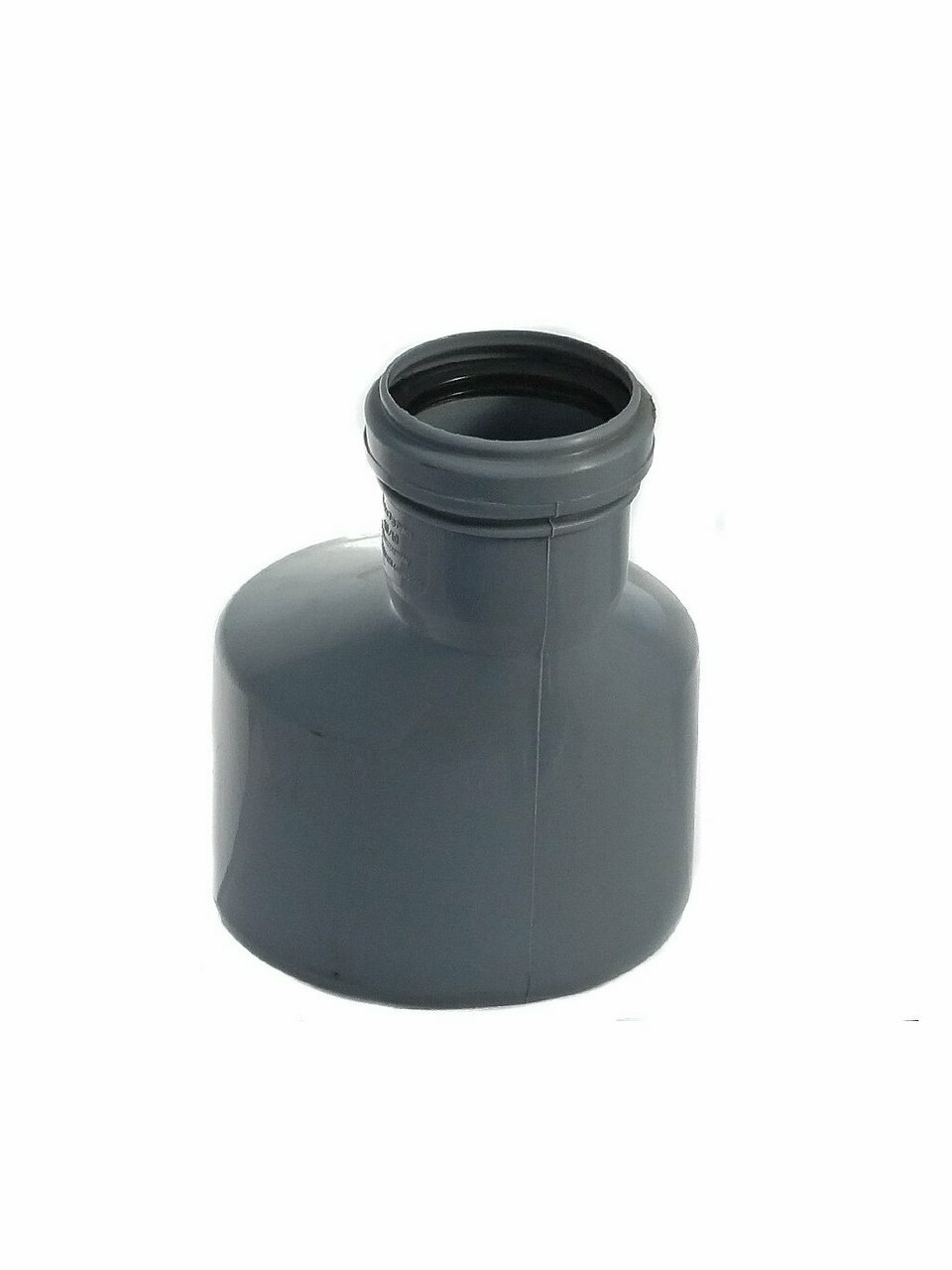 Редукция канализационная эксцентрическая РосТурПласт 110х50 мм, полипропилен, серая, артикул 36592