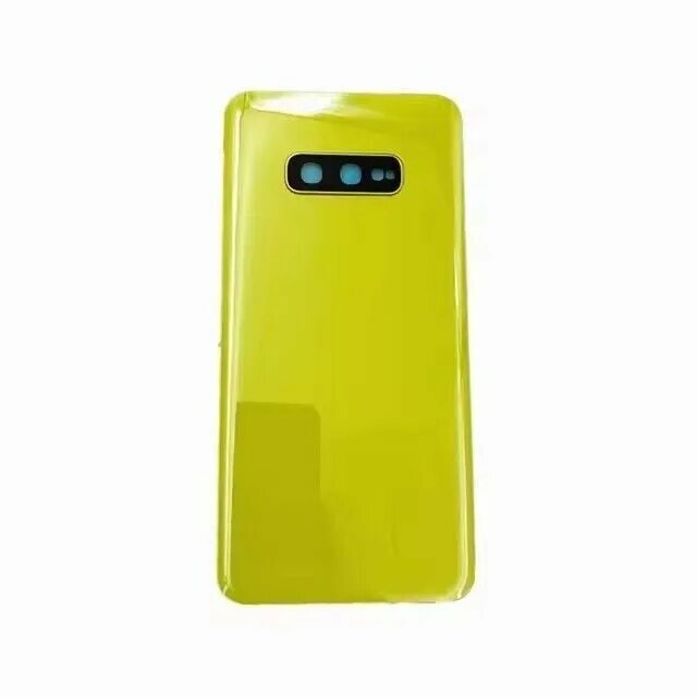 Задняя крышка корпуса для Samsung Galaxy S10e (G970F) со стеклом камеры, желтый