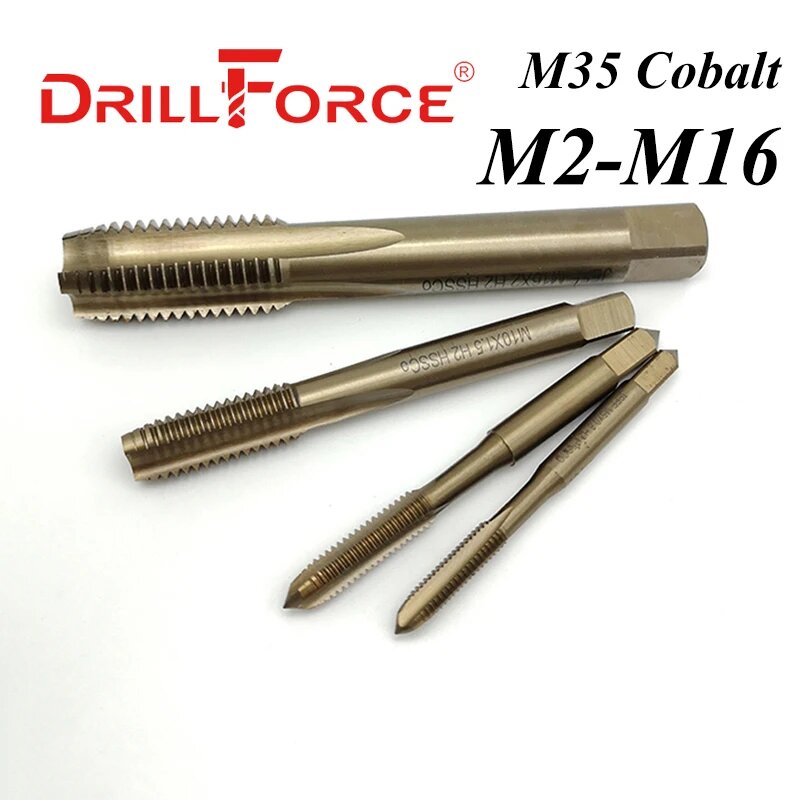 Метчики DRILLFORCE M14x1.5, шаг 1PC