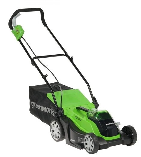Газонокосилка GREENWORKS G40LM35K2 40В 35см аккумуляторная