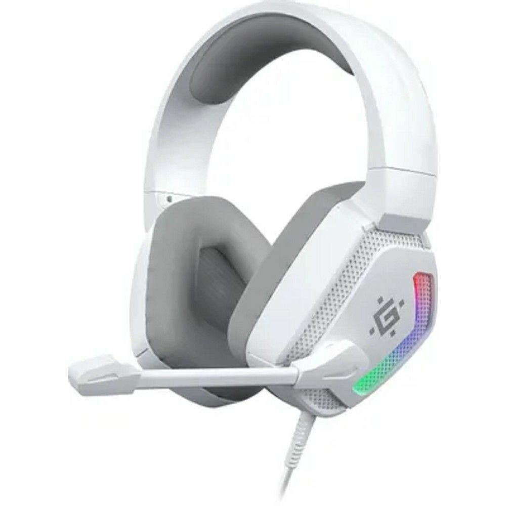 Defender Наушники Игровая гарнитура Espanto белый, 7.1, RGB, провод 2 м 62470
