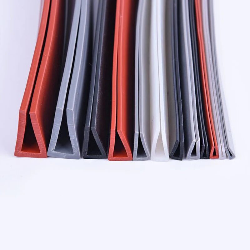 Силиконовая уплотнительная лента Red, 8 x 15mm, 1M