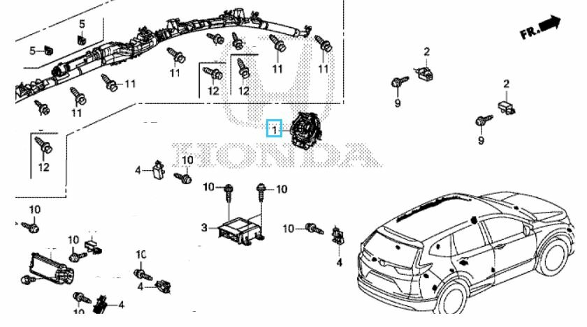 Барабан в сборе, кабель; Артикул Honda: 77900TLAE12 (Оригинал)