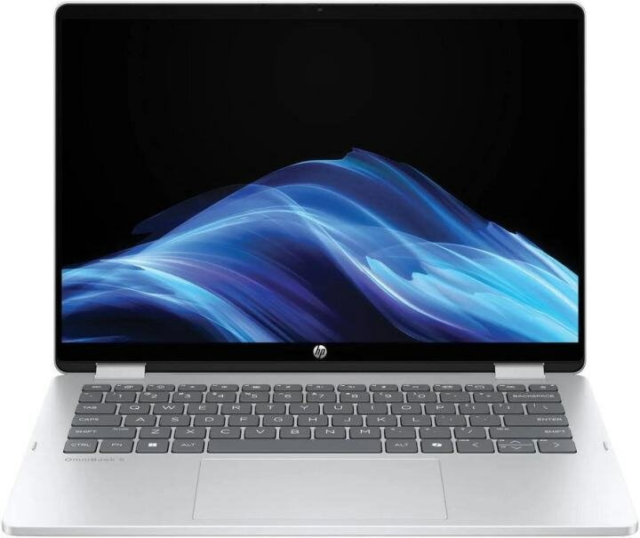 B86Q7UA HP OmniBook 5 Flip 14-fp0023dx Core 7 150U 16Gb 512Gb 14" IPS Touch FHD+ Win11 Home silver WiFi BT Cam