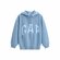 Толстовка GAP, размер 140, светло-голубой