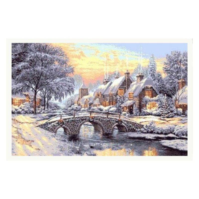 18CT Количество игл420*270, набор для вышивания крестиком своими руками, ссылка на рисунок готового изделия, подарочный набор для вышивания