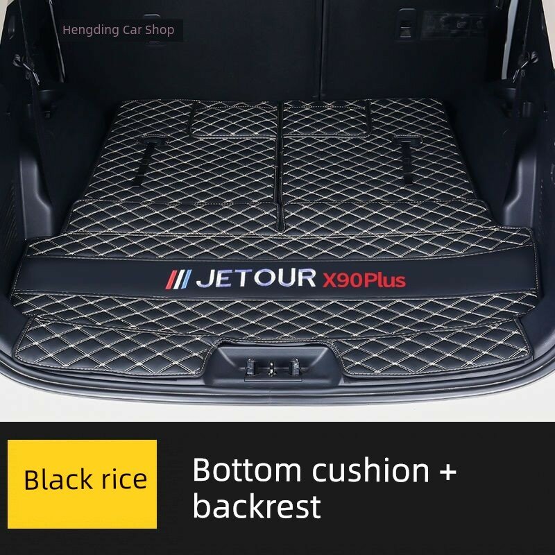 Базовая подстилка с вышитым логотипом для JETOUR X90/X90PLUS 5-местный, черный и бежевый