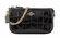 Сумка Coach, фактура под рептилию, черный