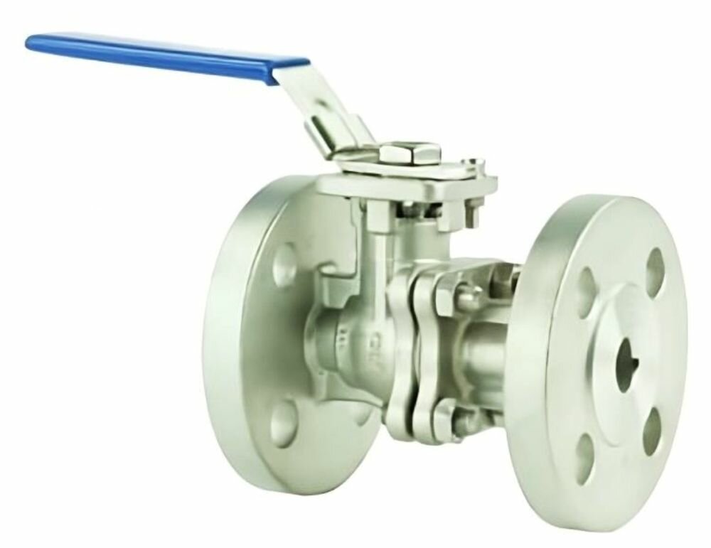 Кран шаровой DN.ru 316-316-PTFE-F-ISO-H WDVF Ду50 Ру40 с ISO-фланцем и рукояткой