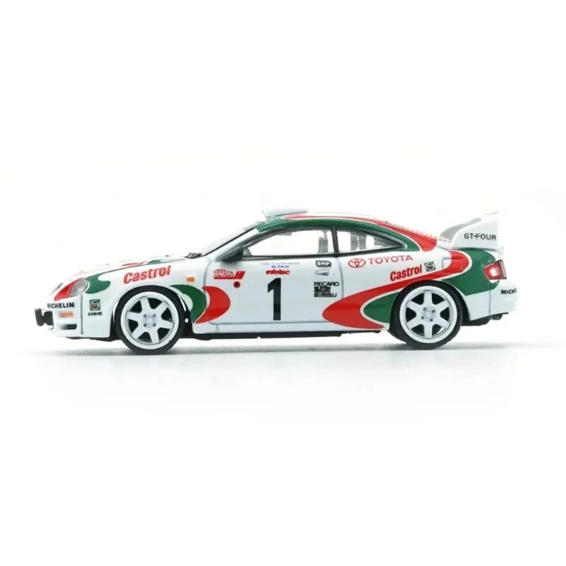 Машинка BM Creations 1/64 Toyota Celica ST205 Tour de Corse Rallye de France 1995 #1 Castrol LHD Diecast Scale Model Car