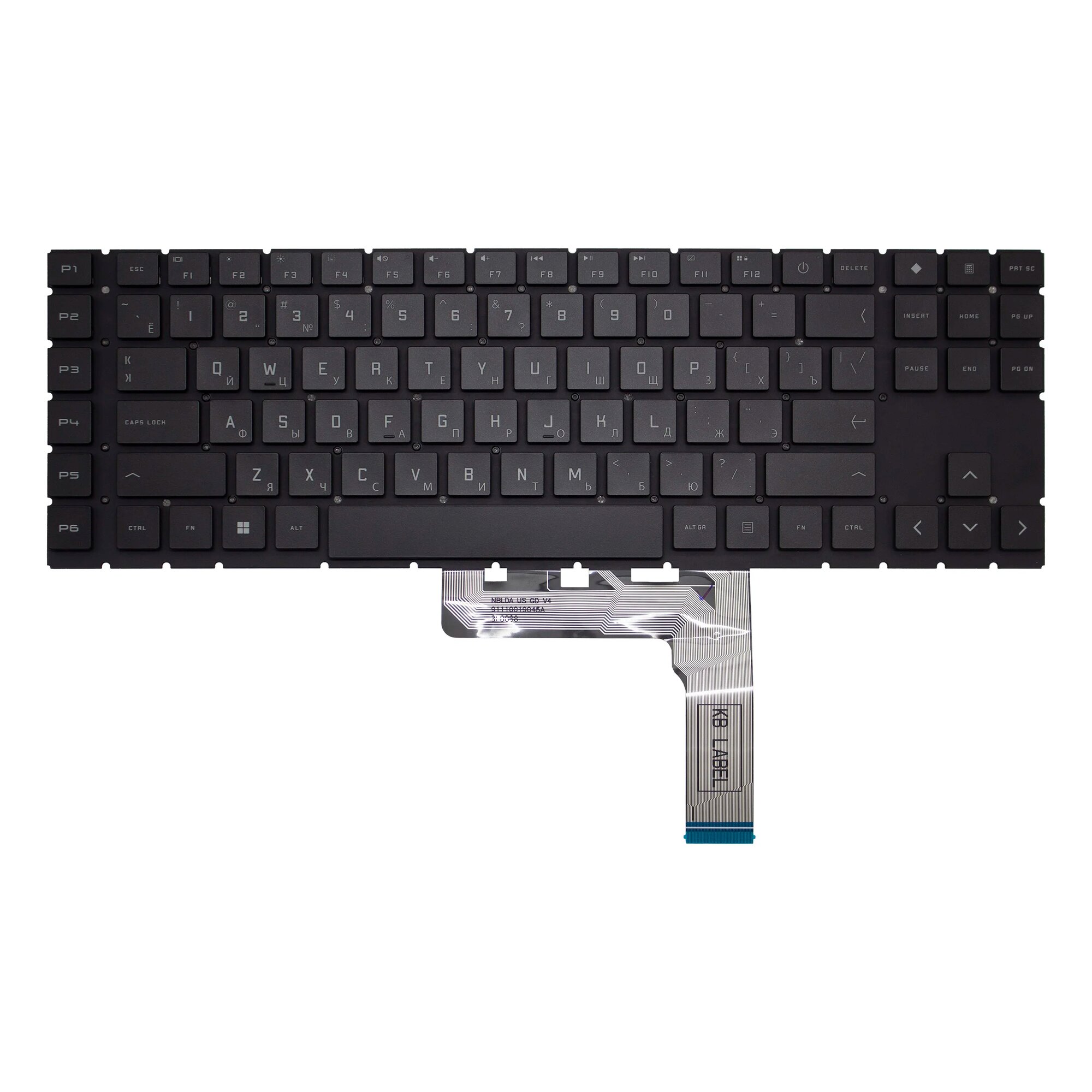 Клавиатура для HP OMEN 7/8/9 PLUS RU RGB backlit