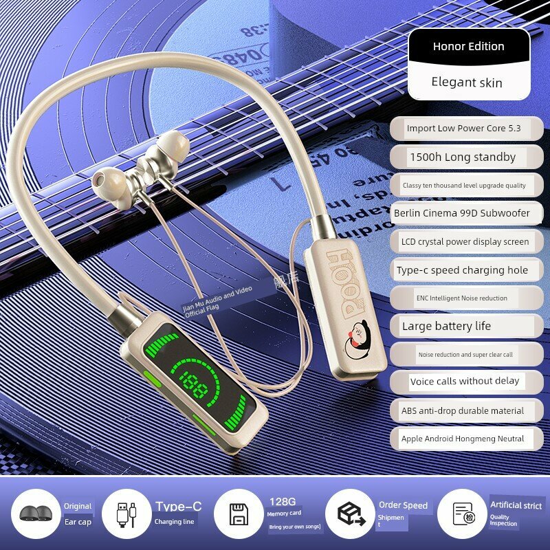 Беспроводные наушники-вкладыши Bluetooth с 1500 часов батареи, 99D высококачественный звук, совместимые с iPhone,