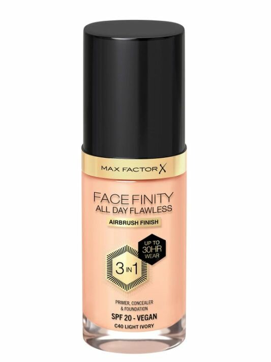 Тональная основа Facefinity All Day 3in1 C40 light ivory