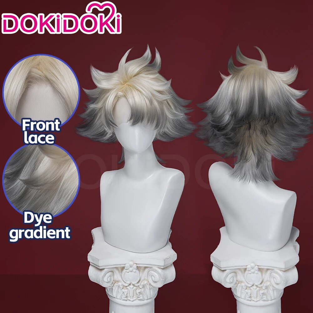 Косплей парик Rudo Zanka Enjin Follo Semiu Guita Kyouka Hyo Белый, Rudo Front Lace Wig, IN STOCK