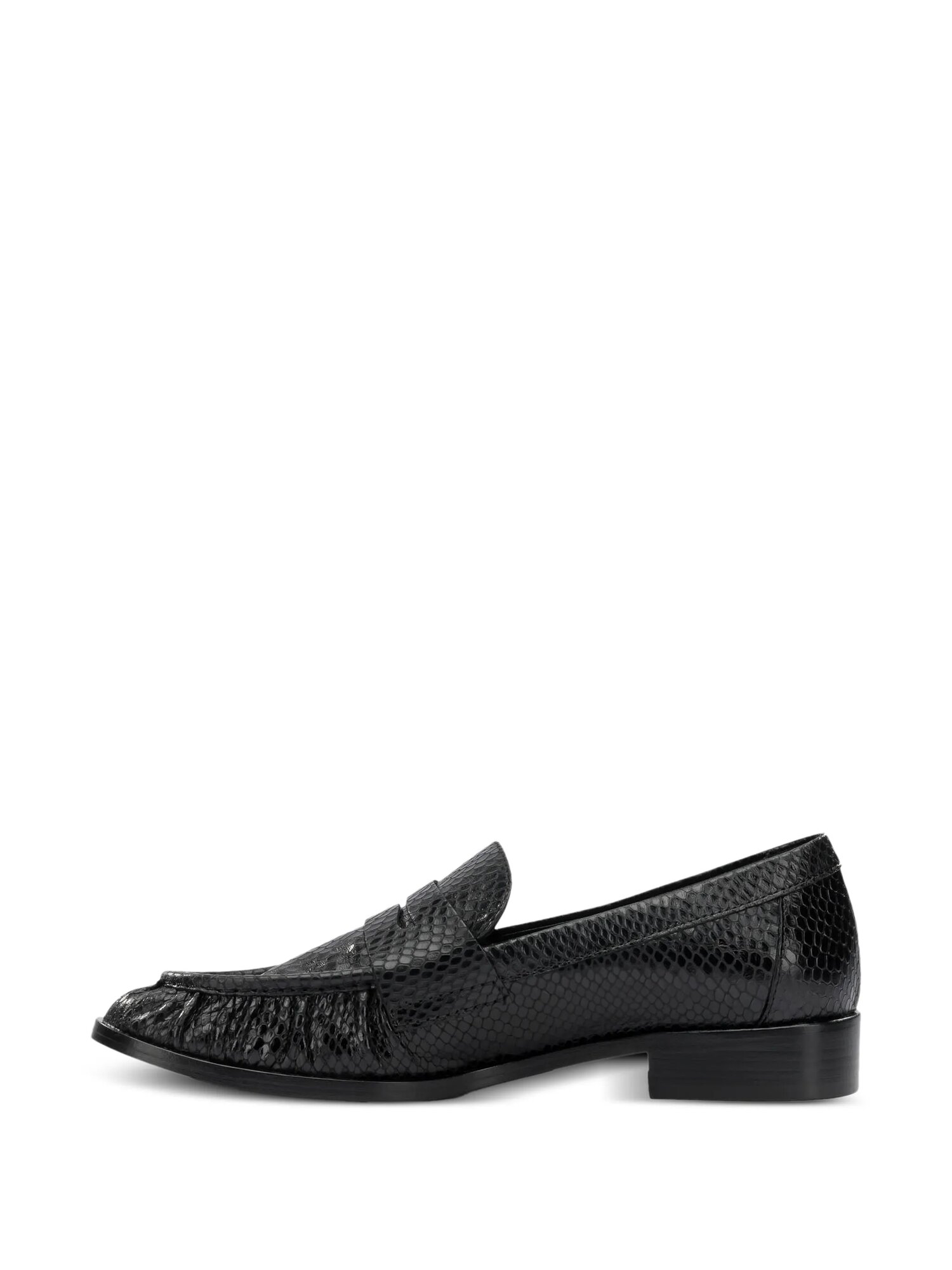 Лоферы STRATEGIA Snakeskin-effect loafers, размер 40, black/black — фото 1