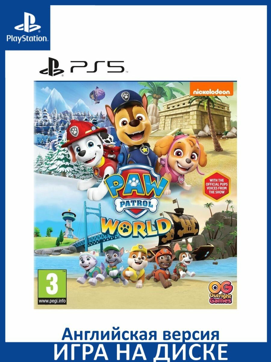 Игра Paw Patrol World (Щенячий Патруль) PS5 Диск на PlayStation 5 Английская версия