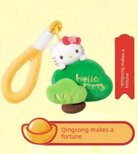 Новый оригинальный плюшевый брелок-ароматизатор MINISO Hello Kitty к Новому году, подарочная коробка-сюрприз,