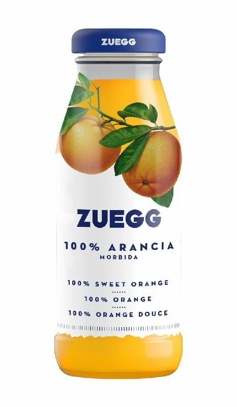 Сок ZUEGG апельсиновый 100% /стекло/ 200мл