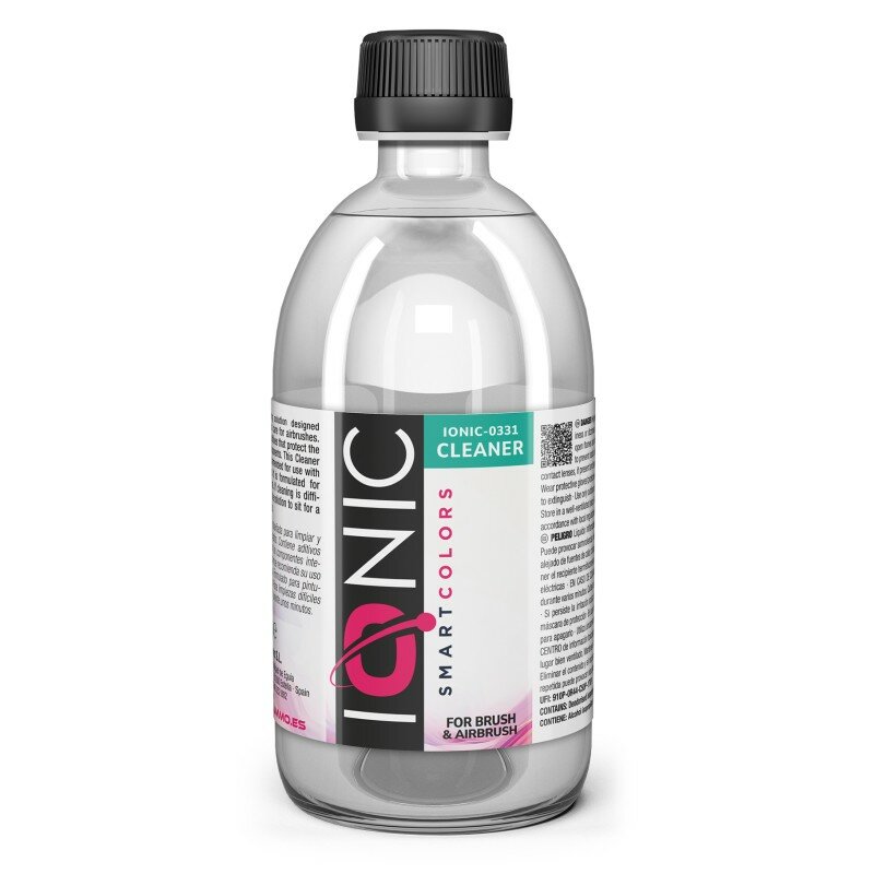 Жидкость для моделизма - очиститель для кистей и аэрографов IONIC Cleaner (500ml)
