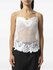 Топ GIVENCHY Lace-trimmed top, размер 38, white