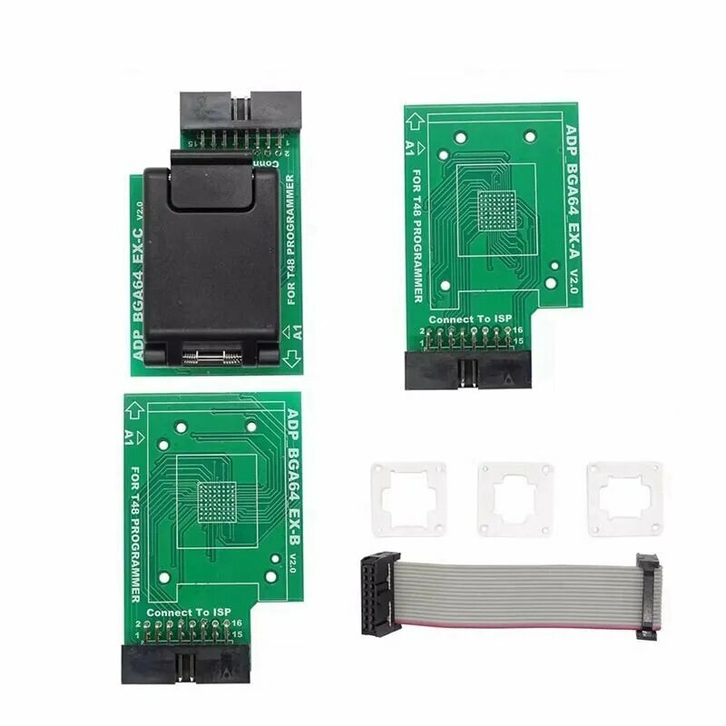 3 IN1 BGA64 V2 Адаптер IC Socket Adapter В 1 Для T48 PROGMARM