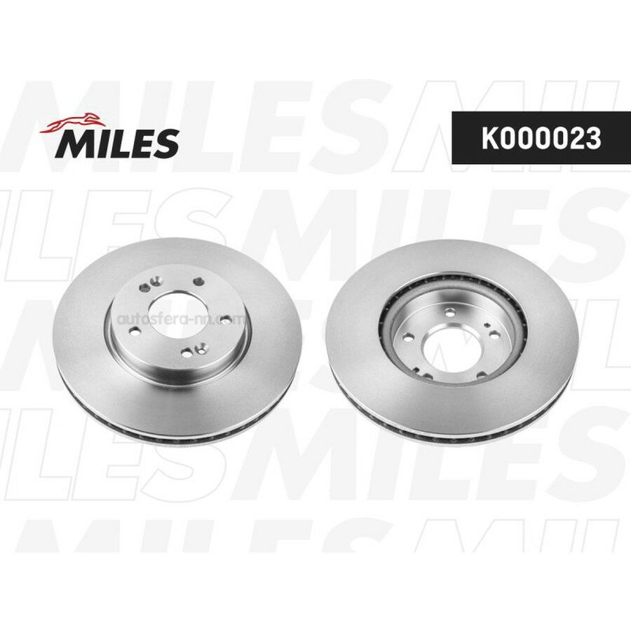 MILES K000023 Диск тормозной CHANGAN CS35 PLUS 18- пер. D 290мм.